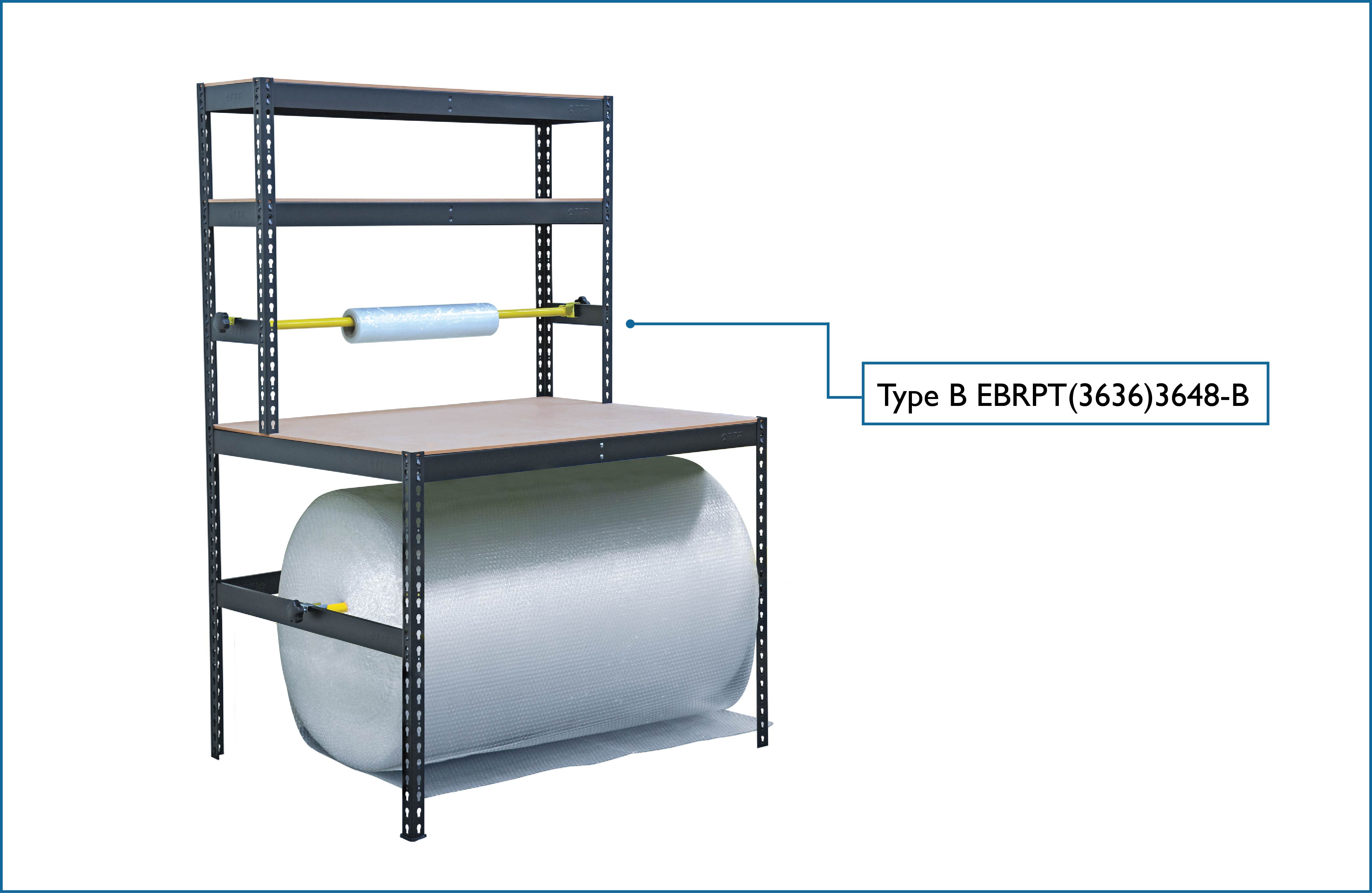 E-Boltless Rack Packing Table | Light Duty Racking | Boltless Wrapping ...